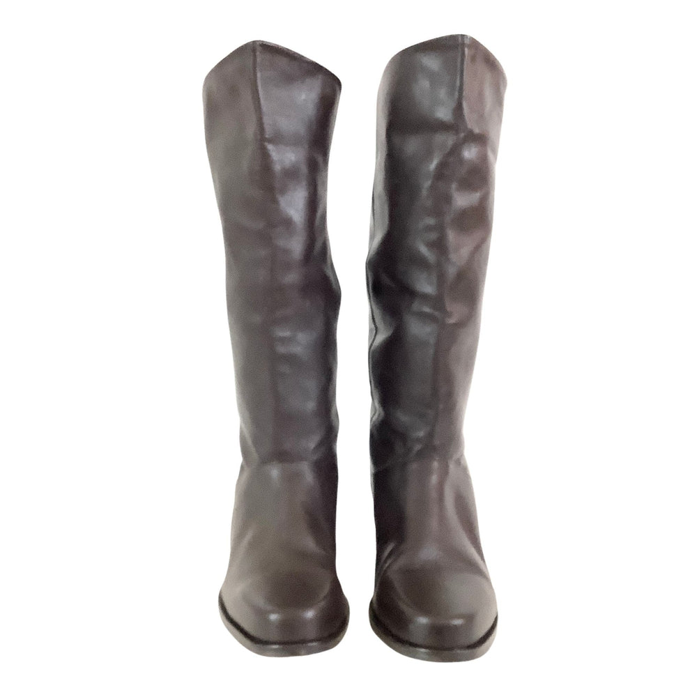 Vintage 90s Markon Boots Brown Leather Size-8W
